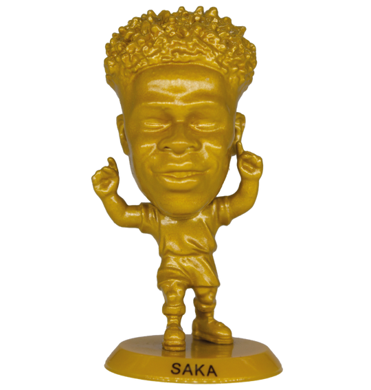 Soccerstarz - Arsenal Bukayo Saka (Gold Coloured Sculpt) /Figures – The ...